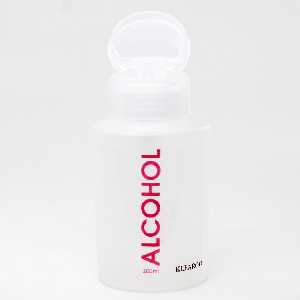 Polypropylene Alcohol Dispenser 200ml (Empty) - Kleargo