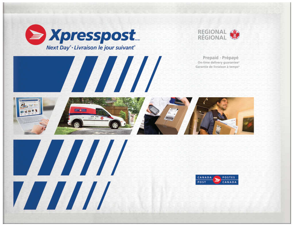 Xpresspost™ prepaid bubble envelope - regional shipping - Kleargo